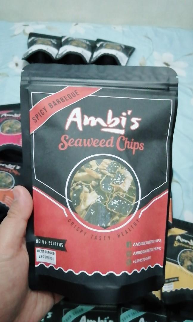 Ambi's Flavored Seaweed Chips, Food & Drinks, Local Eats on Carousell