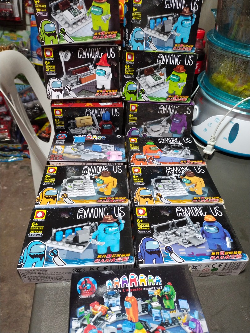 Among Us Lego Blocks, Hobbies & Toys, Toys & Games on Carousell