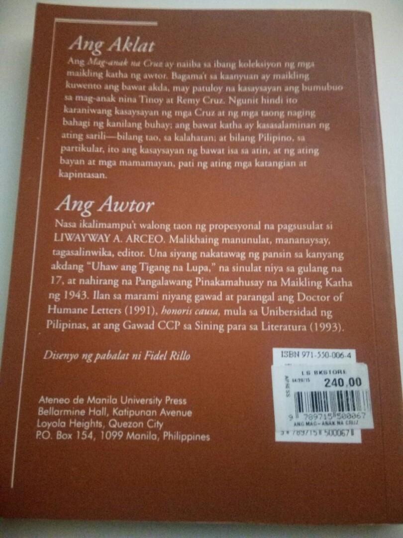 Ang Mag-anak na Cruz, Hobbies & Toys, Books & Magazines, Fiction & Non ...