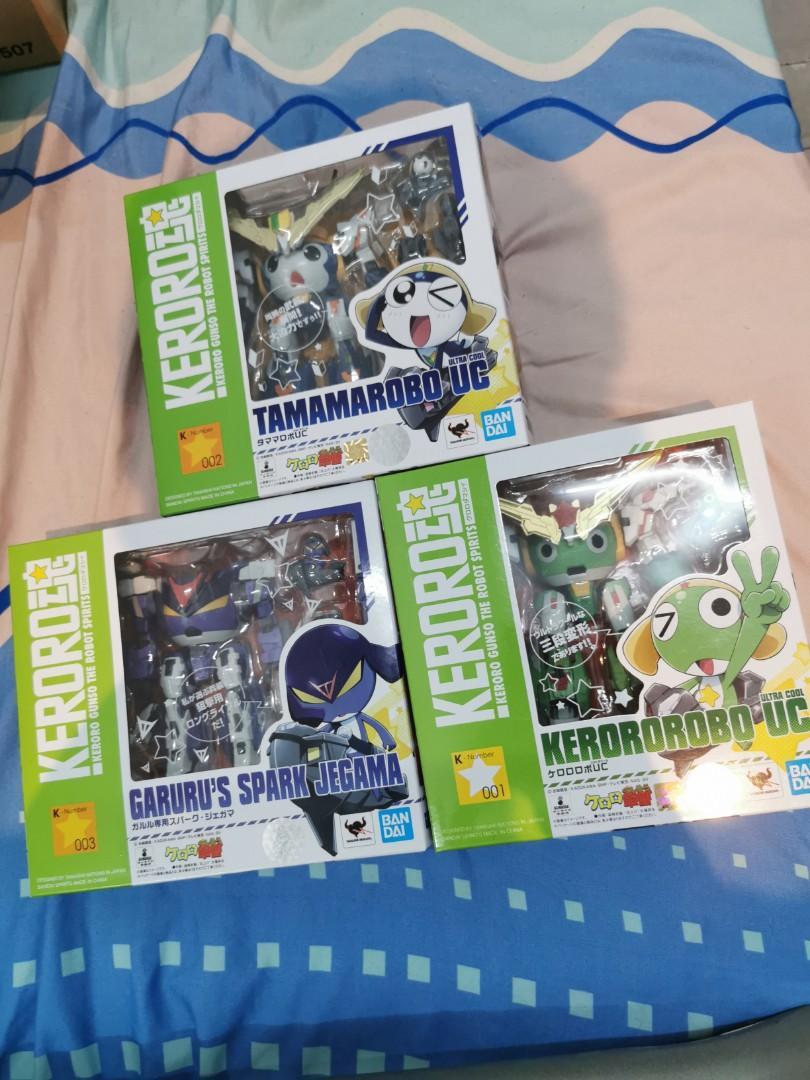 Bandai keroro set of 3, Hobbies & Toys, Toys & Games on Carousell