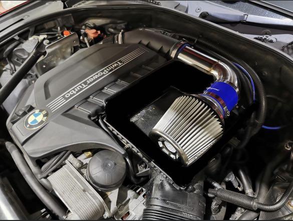 BMW 535i F10 custom make air intake with Blitz, Car Accessories ...