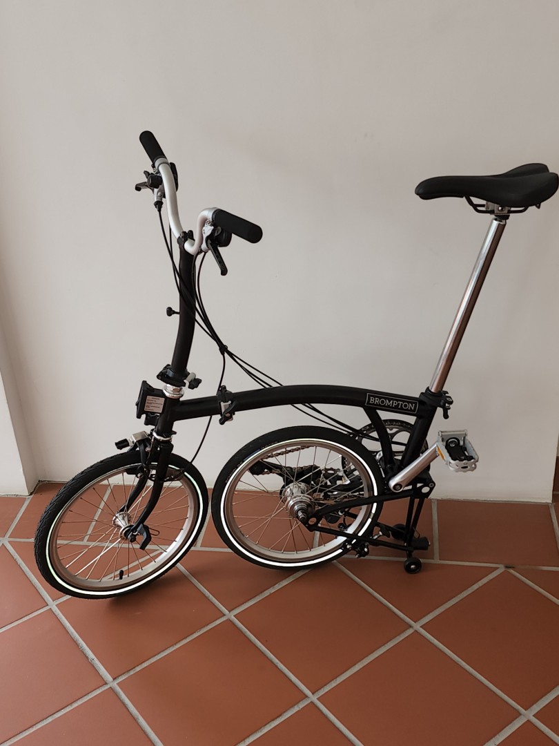 Brompton M6E - black color - 2021, Sports Equipment, Bicycles & Parts ...
