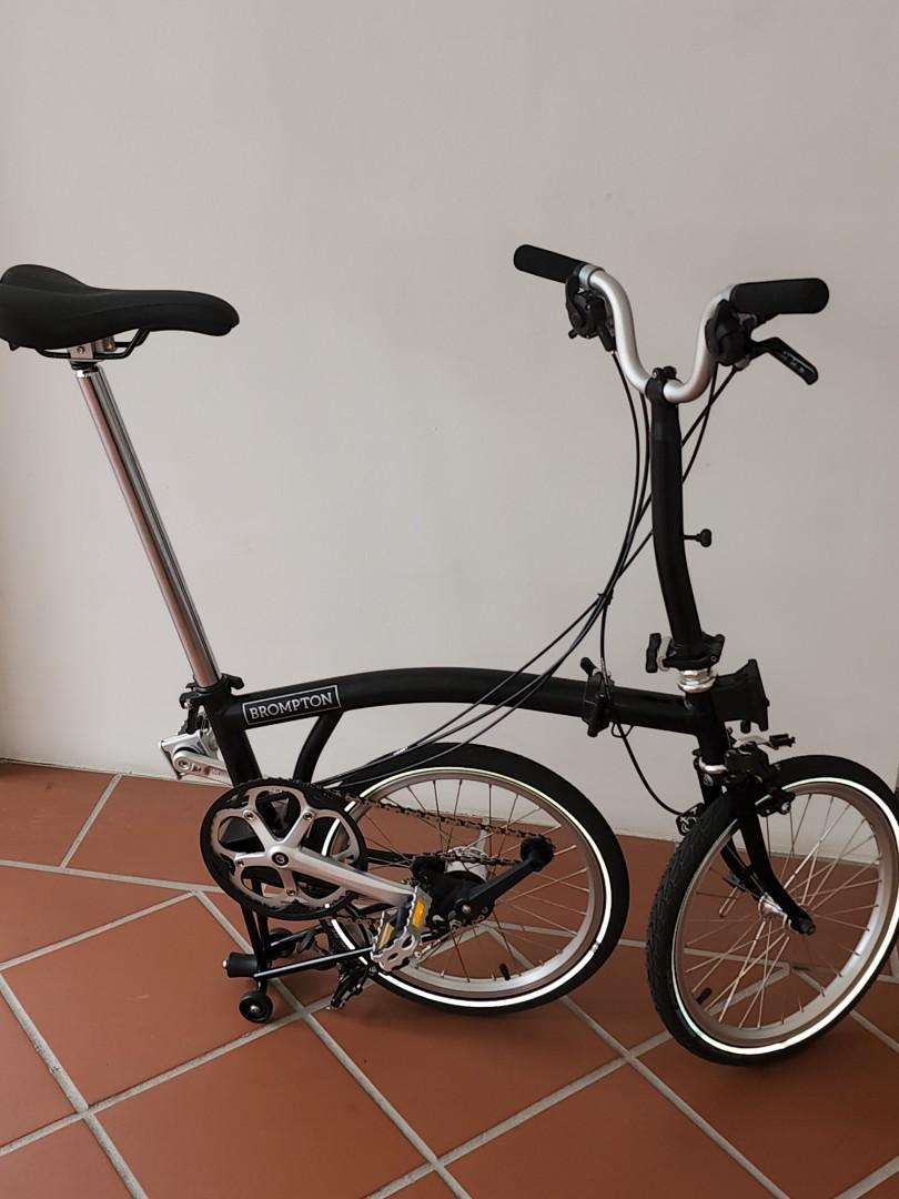Brompton M6E - black color - 2021, Sports Equipment, Bicycles & Parts ...