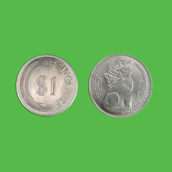 C001 - Singapore Merlion $1 Dollar Coin, Hobbies & Toys, Memorabilia ...