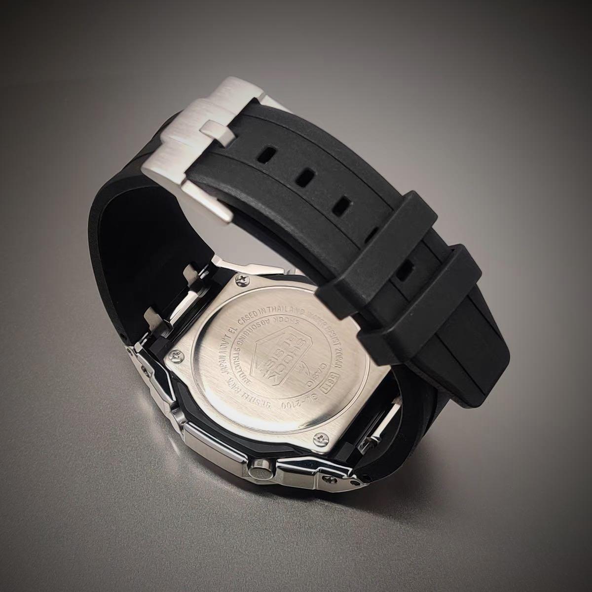 Casio gshock metal gm2100 gm-2100 full mod custom watch not ga2100, Men ...