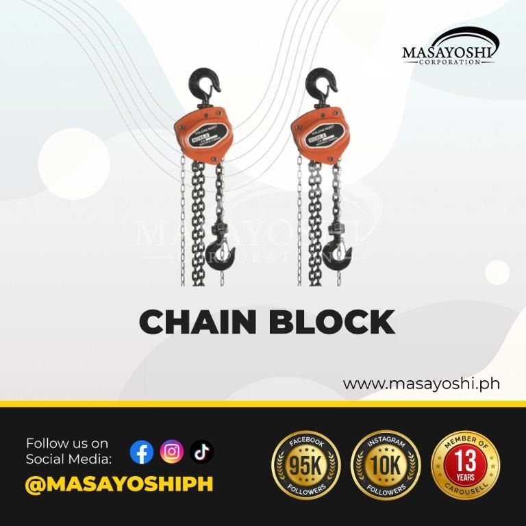 Chain Block Heavy Duty 5T x 3M | Lifter | Lifting Equipment ...