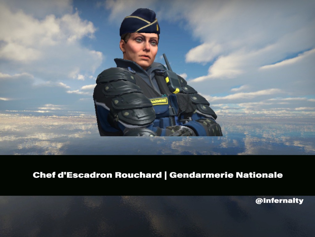 Chef d'Escadron Rouchard Gendarmerie Nationale CSGO SKINS KNIVES AGENTS ...