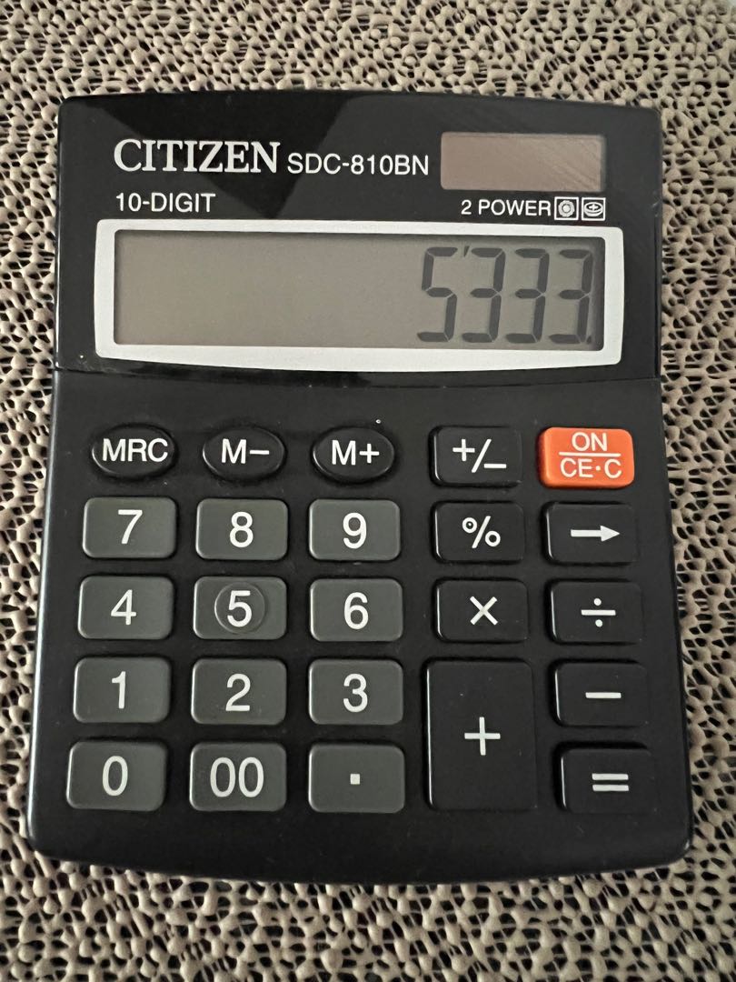 CITIZEN Calculator, Computers & Tech, Parts & Accessories, Other ...