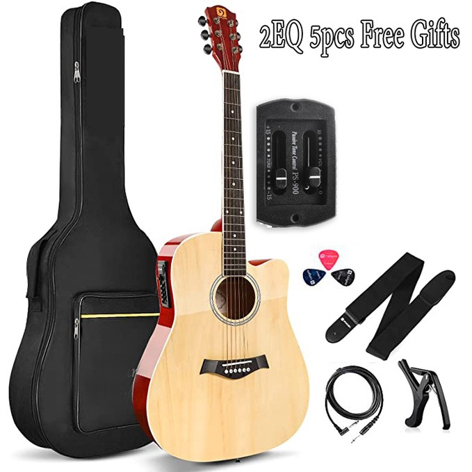 COD - KAWES High Quality 41 inch Acoustic Electric Guitar With 4EQ ...