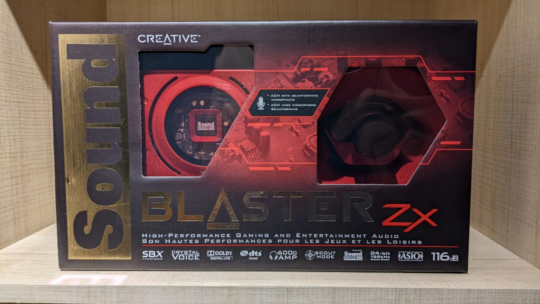 Creative Soundblaster ZX, Computers & Tech, Parts & Accessories ...