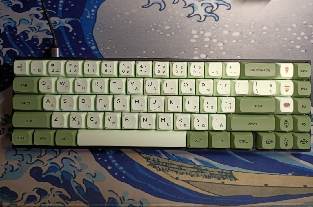 Custom Mechanical RK 71 Matcha keyboard, Computers & Tech, Parts ...