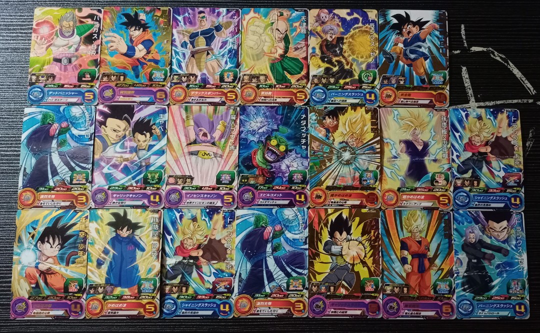 DBZ Damage Cards Set, Hobbies & Toys, Memorabilia & Collectibles, Fan ...