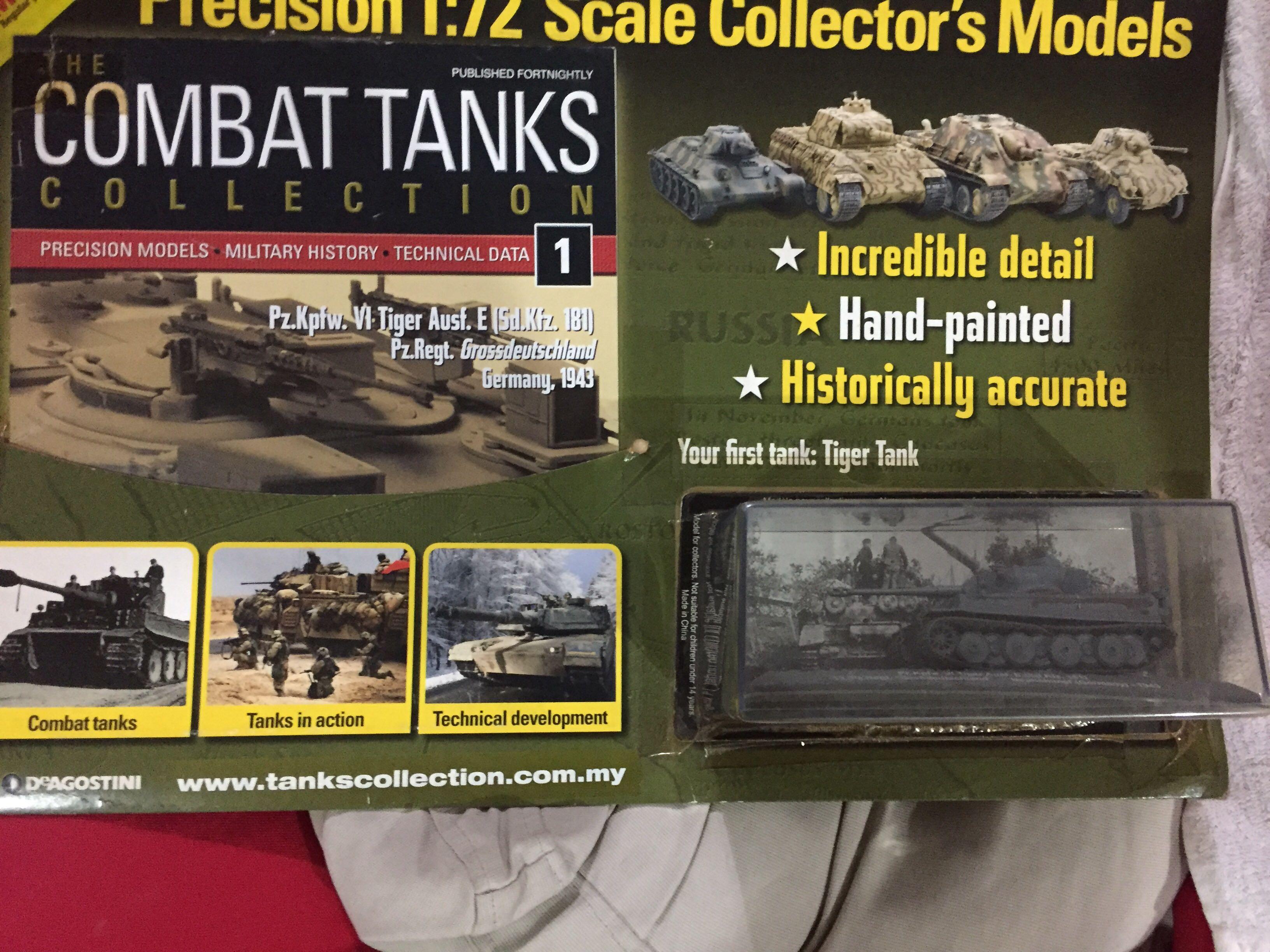 DeAgostini Tank Collection Issue 1 German Army Tiger World War 2 1:72 ...