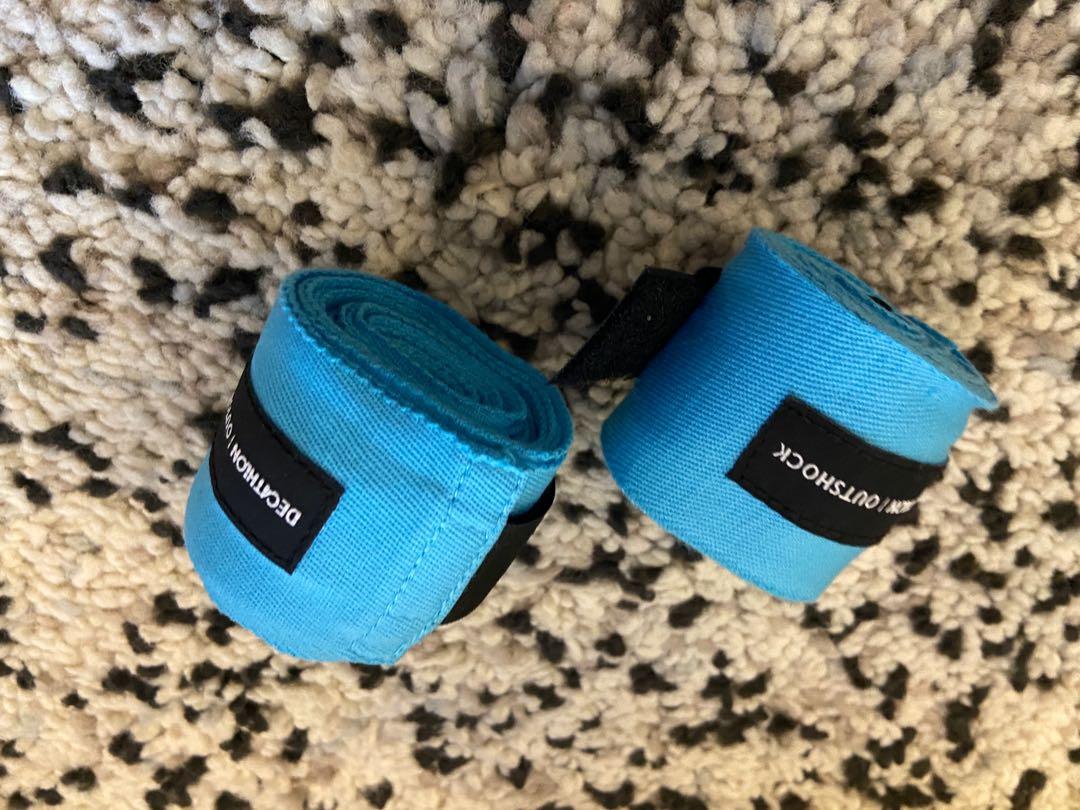 Decathlon 14oz Boxing Gloves Outshock 120 | Free Hand wrap , Sports ...