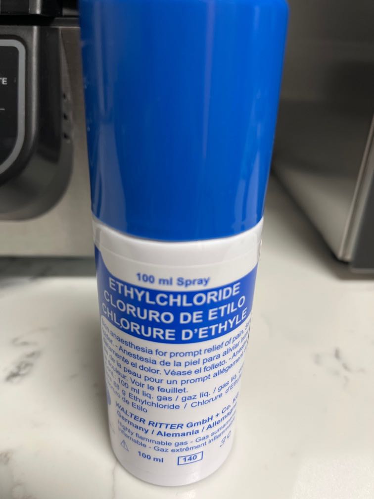 Ethylchloride spray, Health & Nutrition, Medical Supplies & Tools on ...