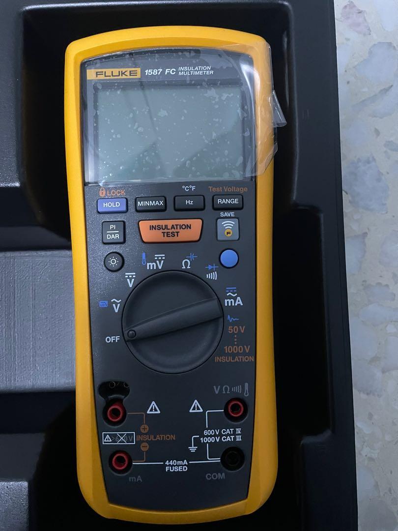 Fluke 1587 FC Insulation Multimeter, TV & Home Appliances, Electrical ...