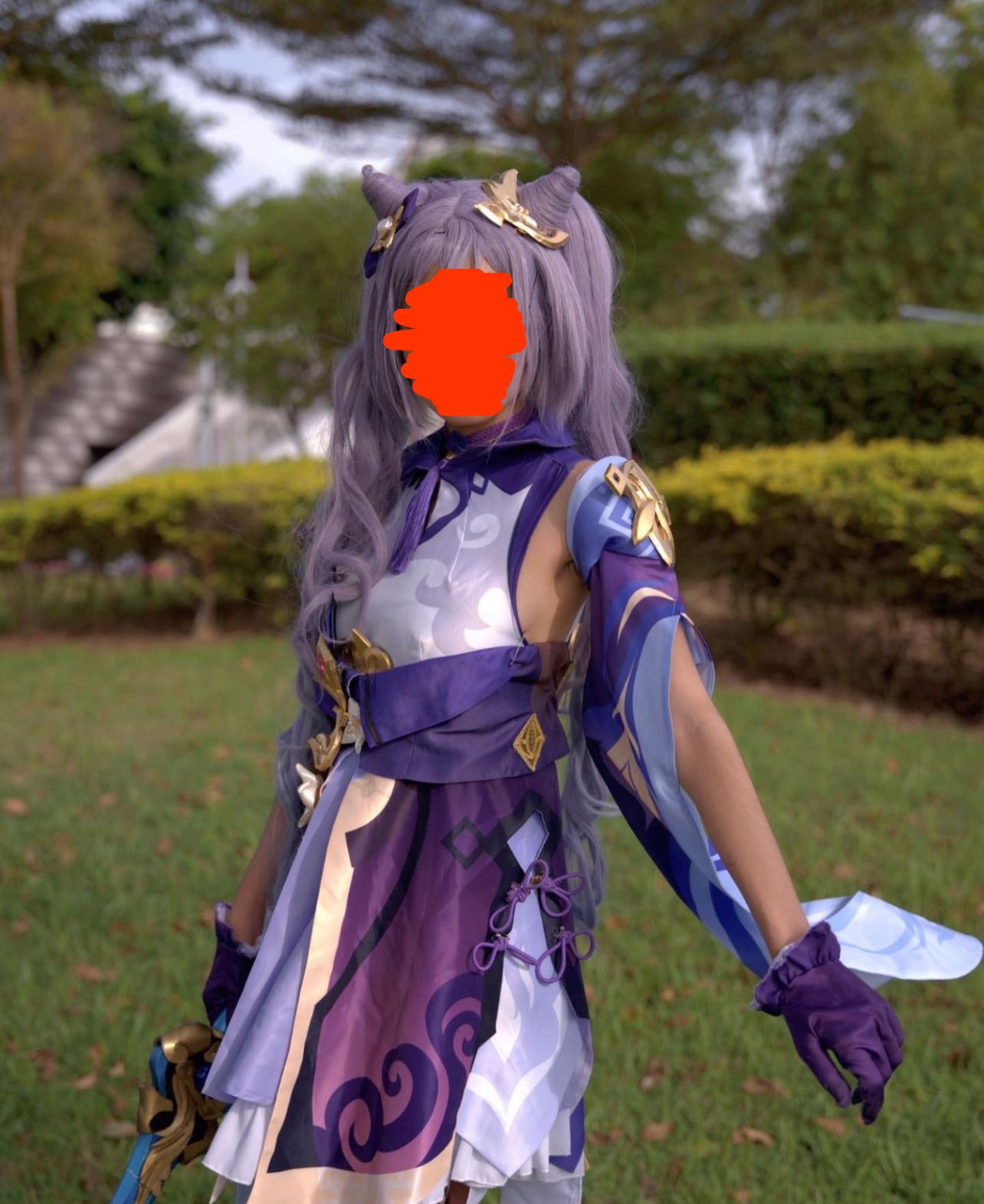 [FULL COS] Keqing Genshin Impact Cosplay, Hobbies & Toys, Memorabilia ...