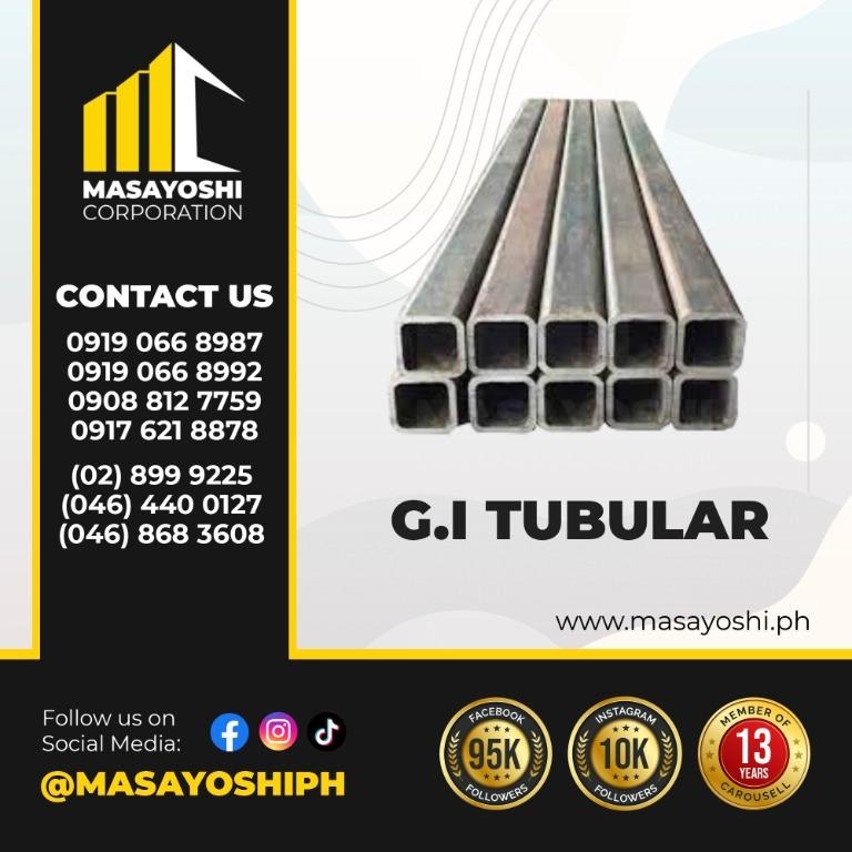 G.I Tubular | Tubular | Galvanized Iron Tubular | Tubular Steels ...