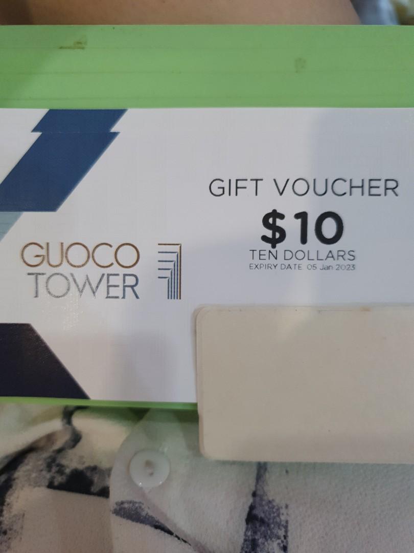 Guoco tower $10 x 20 pcs. Expiry 28 Apr 2023, Tickets & Vouchers ...