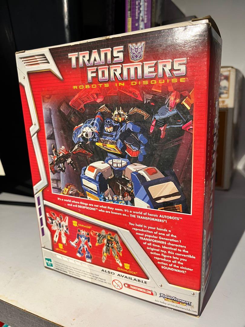 Hasbro Soundwave (commemorative edition), Hobbies & Toys, Toys & Games ...