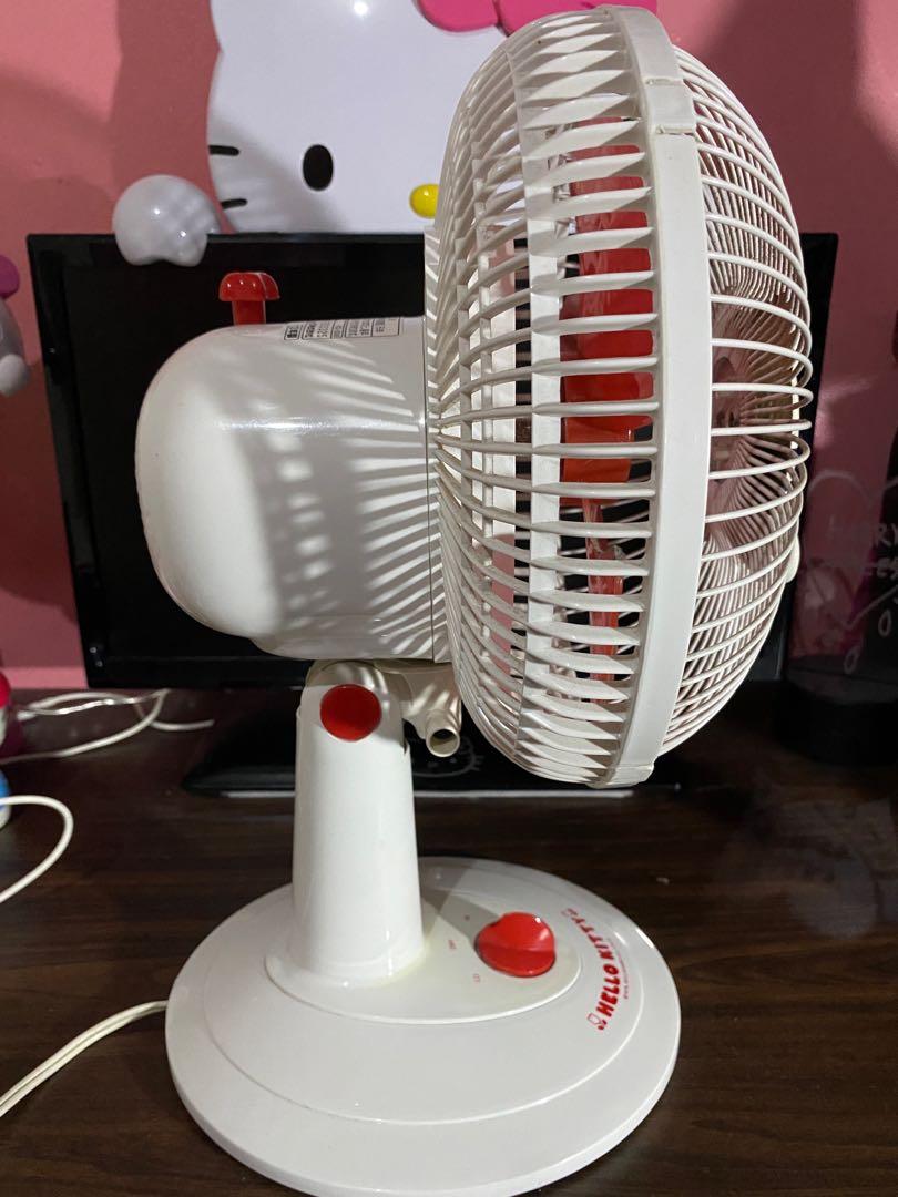Hello Kitty electric fan, Furniture & Home Living, Lighting & Fans ...