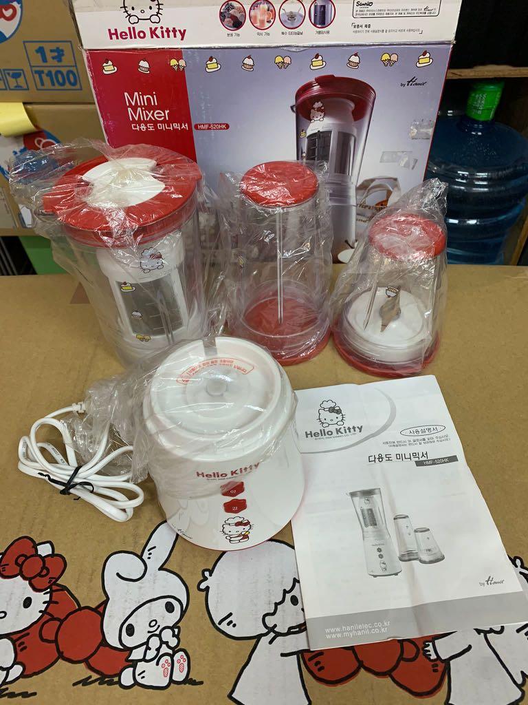 Hello Kitty mini mixer 小型攪拌器, 家庭電器, 廚房電器, 打蛋器及廚師機 - Carousell