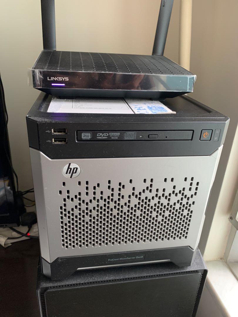 HP Microserver Gen8 (Xeon E3-1230v2 + 2*4GB RAM), 電腦＆科技, 商務用科技產品 ...