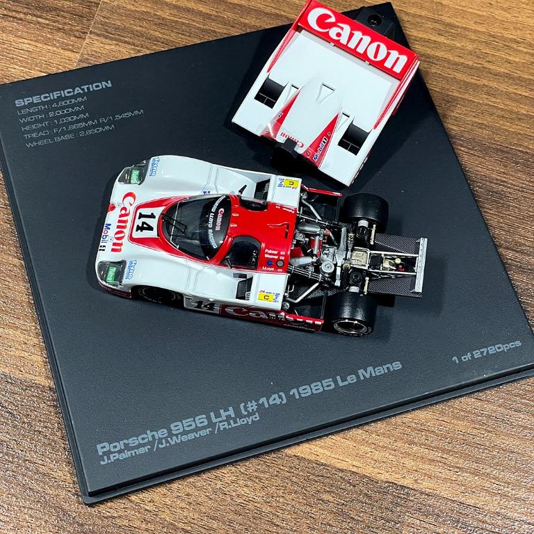 HPI Racing 1/43 Diecast Model #940 Porsche 956 LH (#14) 1985 Le Mans ...