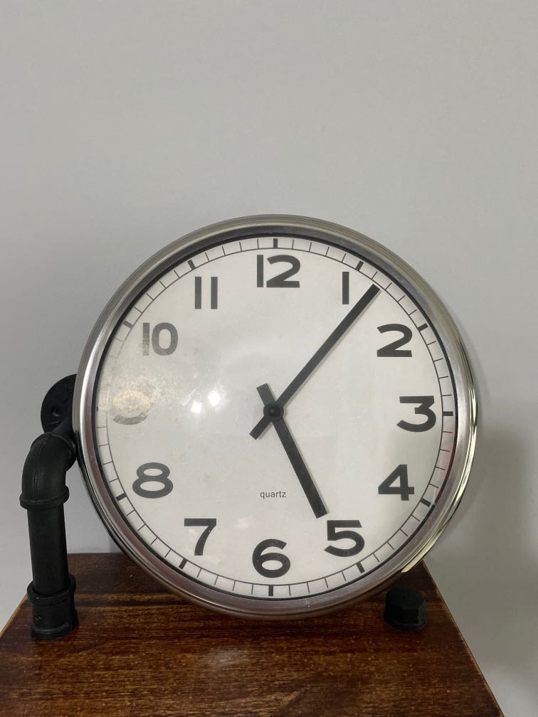 IKEA PUGG wall clock, Furniture & Home Living, Home Decor, Clocks on ...