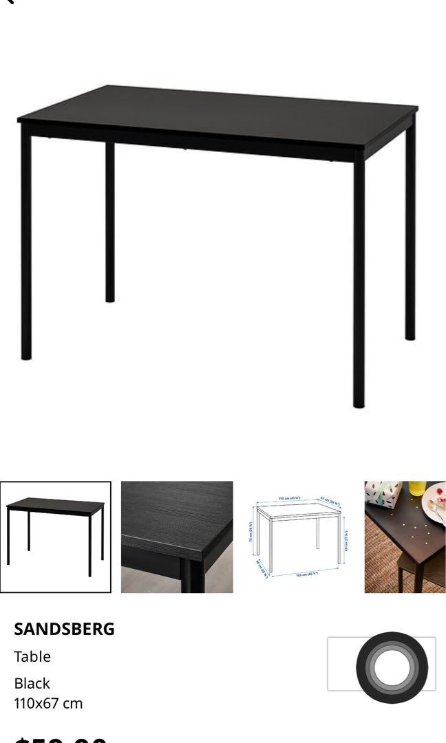 Ikea Sandsberg Table, Furniture & Home Living, Furniture, Tables & Sets ...