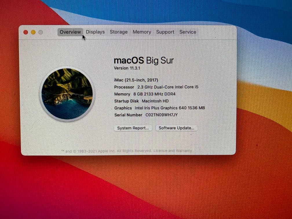 Apple IMac 2017 21.5 Inch i5, Computers & Tech, Desktops on Carousell