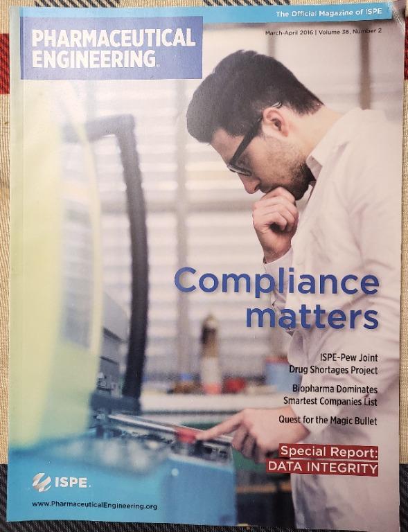 ISPE Pharmaceutical Engineering 2016, Hobbies & Toys, Books & Magazines ...
