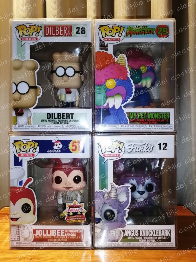 Jolibee / Dilbert / My Pet Monster / Angus Knucklebark/ Assorted Funko ...