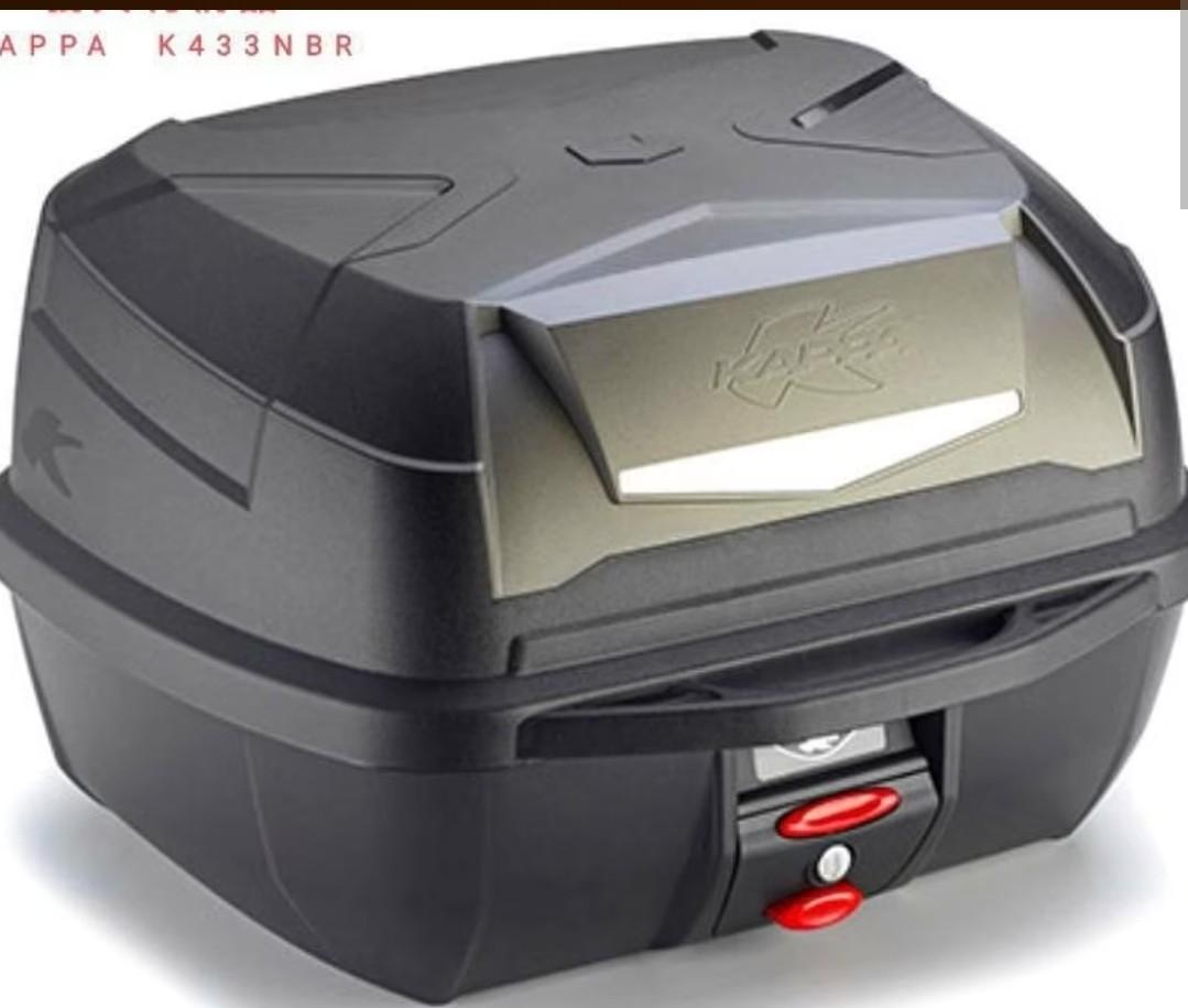 Kappa K433NBR 43Liters with backrest n baseplate, Motorcycles ...