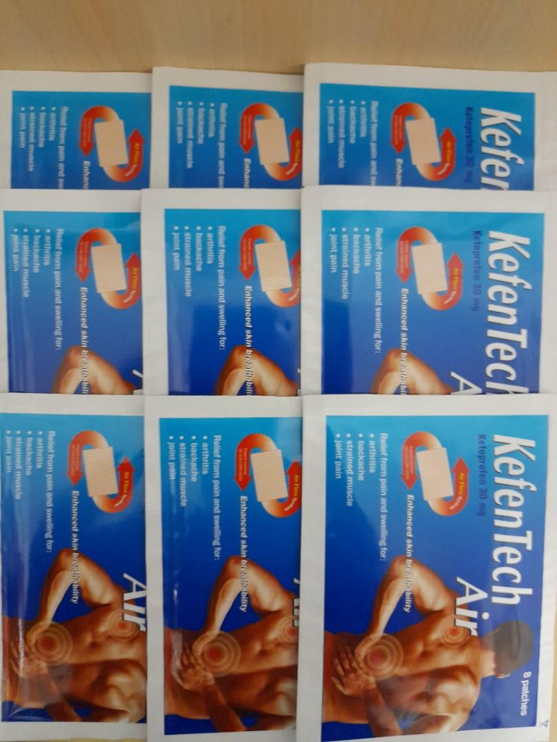 KefenTech Plaster 30mg 8 patches, Health & Nutrition, Medical Supplies ...