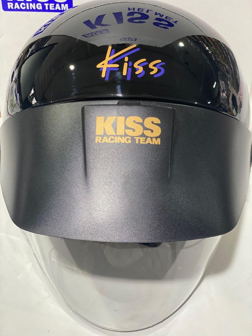 KISS RACING TEAM HELMET, Motorcycles, Motorcycle Apparel on Carousell