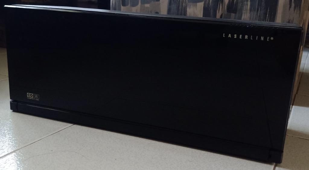 Laserline 36-CD Compact Disc Storage Cabinet/Rack/Shelf, Furniture ...