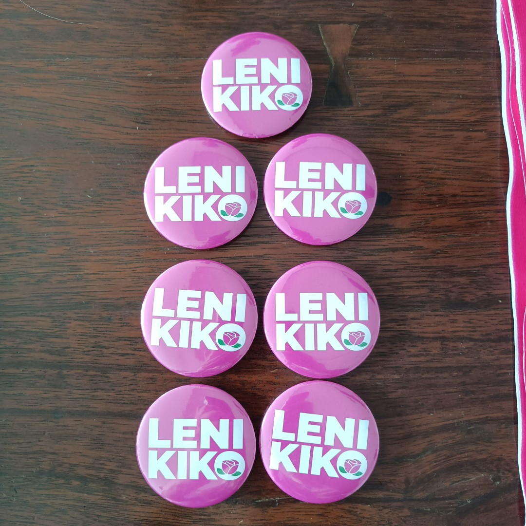 Leni-Kiko Pins (4 pins for P15), Hobbies & Toys, Stationary & Craft ...