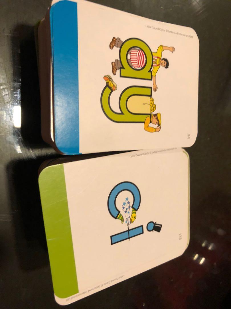 Letterman letter sound cards, Hobbies & Toys, Toys & Games on Carousell