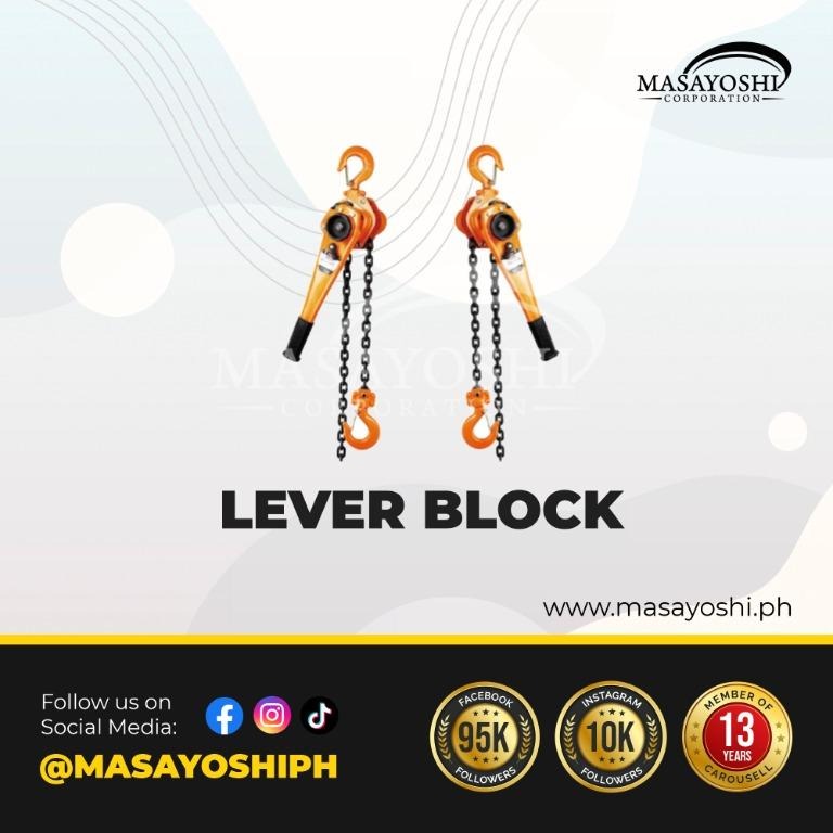 Lever Block Heavy Duty 1T x 1.5M | Construction Equipment | Industrial ...