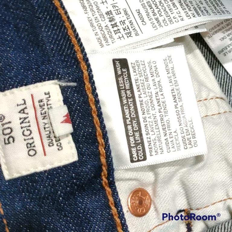 Levis® Made And Crafted® 501® Original Fit Stretch Mens Jeans Selvedge