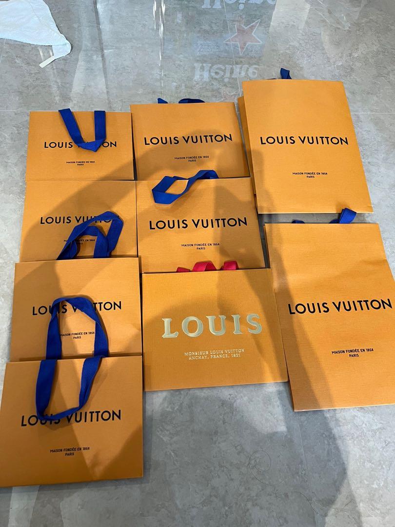 Louis Vuitton LV paper bags carrier, Luxury, Bags & Wallets on Carousell