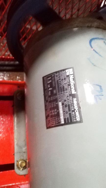 Meiji Air Compressor Single Piston 2hp 220V 3 phase from Japan on Carousell