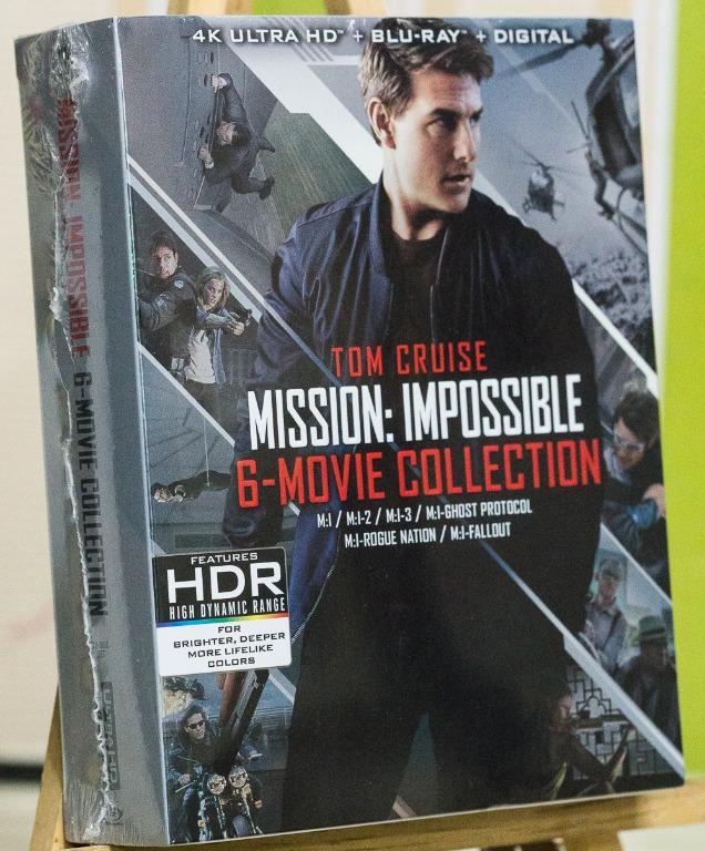 Mission: Impossible 6-Movie Collection 4K Blu-ray, Hobbies & Toys ...
