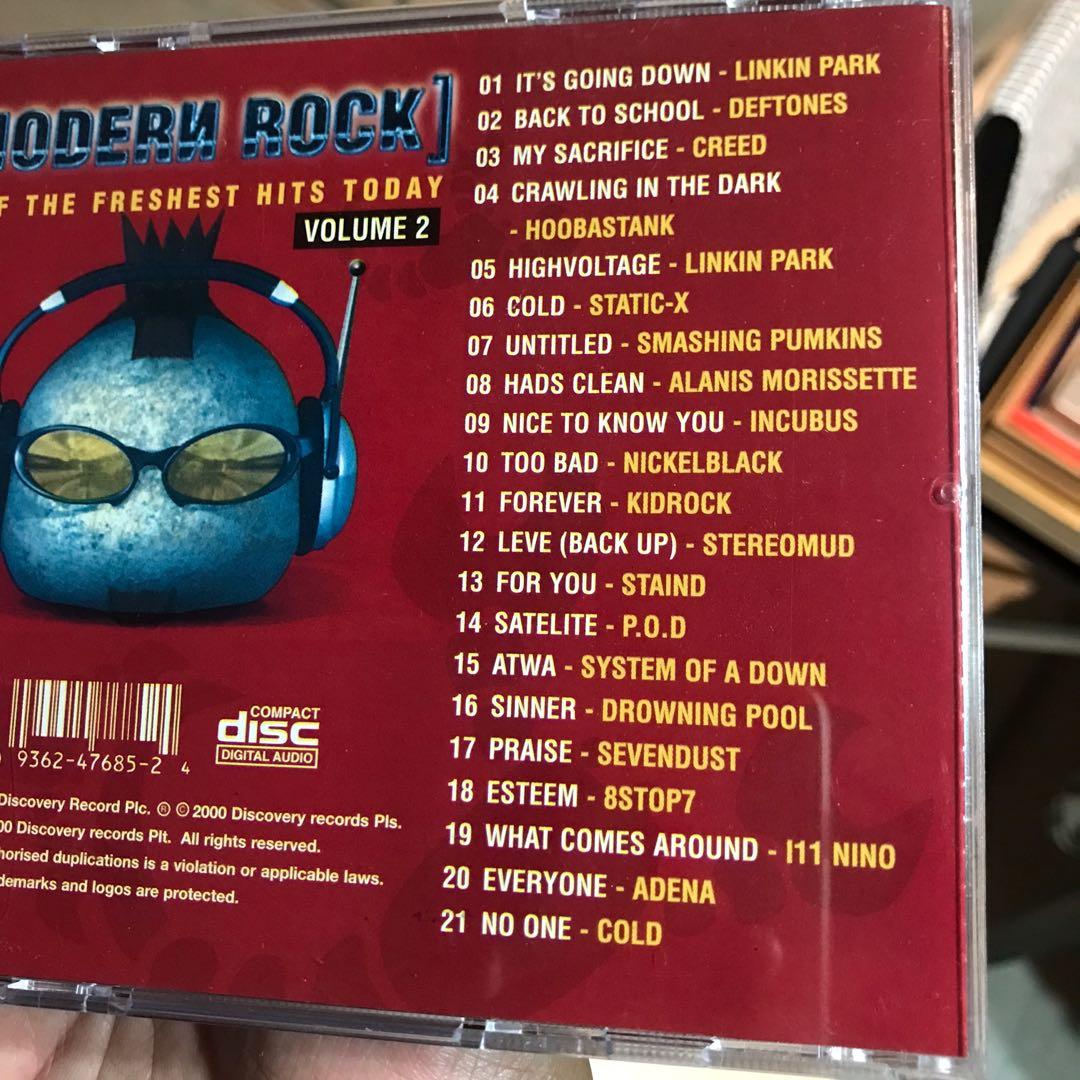 Modern Rock Volume 2, Hobbies & Toys, Music & Media, CDs & DVDs on ...