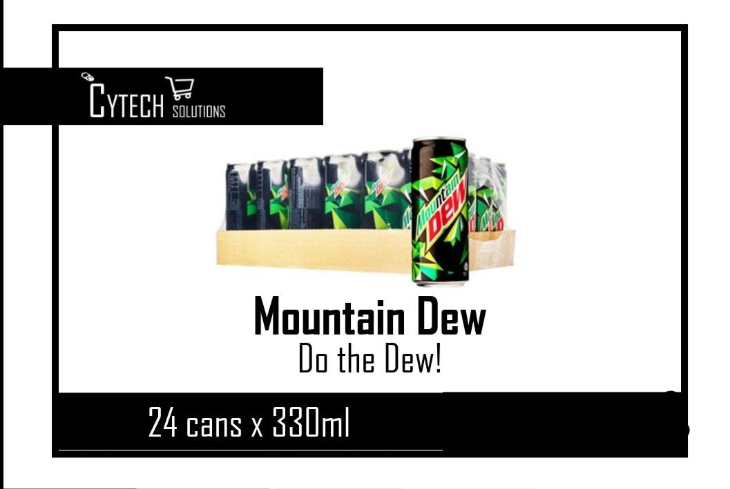 Mountain Dew 24cans x 330ml, Food & Drinks, Beverages on Carousell