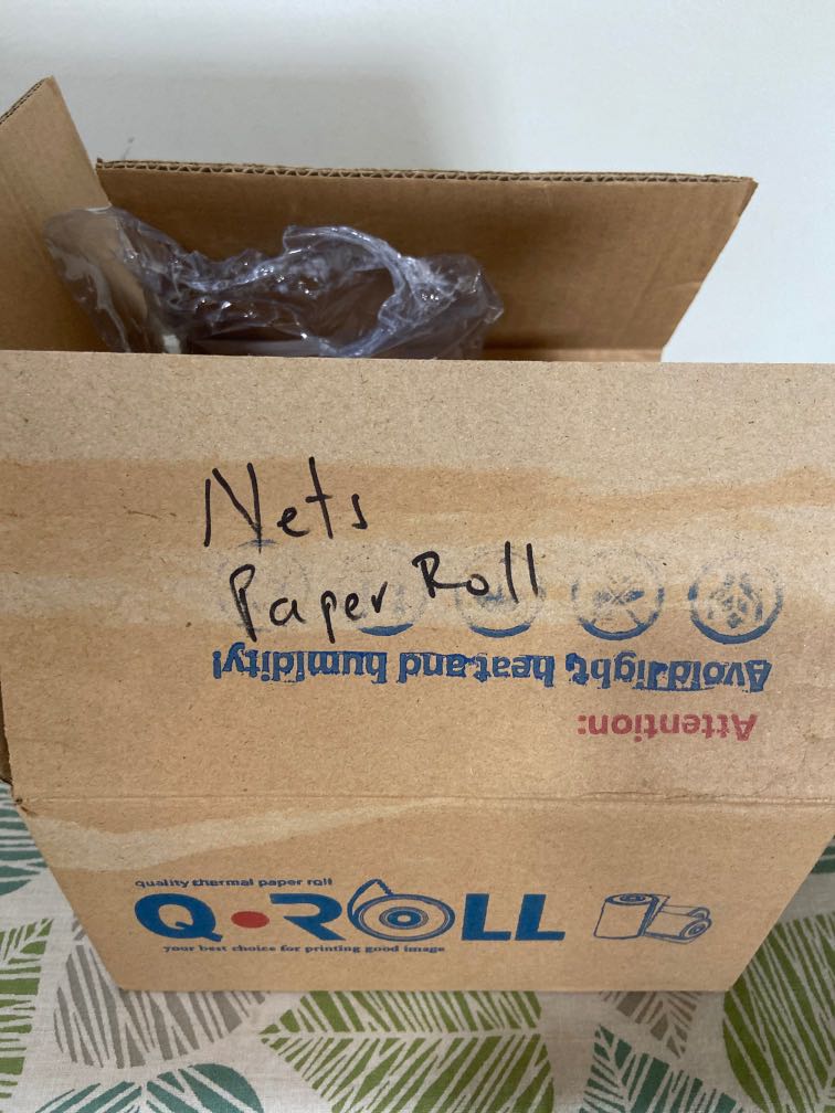 Cashbox, nets thermal paper roll, receipt roll, sticker label ...