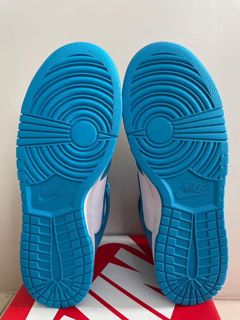 Nike Dunk High UNC, Men's Fashion, Footwear, Sneakers on Carousell