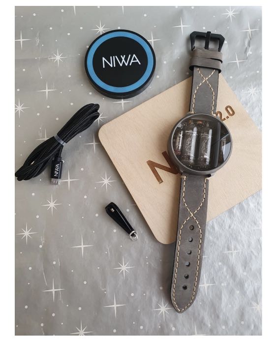 NIWA Nixie Tube Watch Sapphire Glass Titanium Case, Luxury, Watches on ...