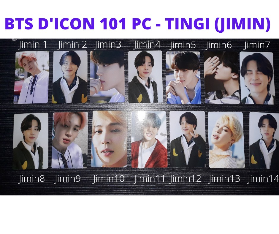 OFFICIAL BTS DICON 101 PC TINGI (JIMIN & JHOPE), Hobbies & Toys ...
